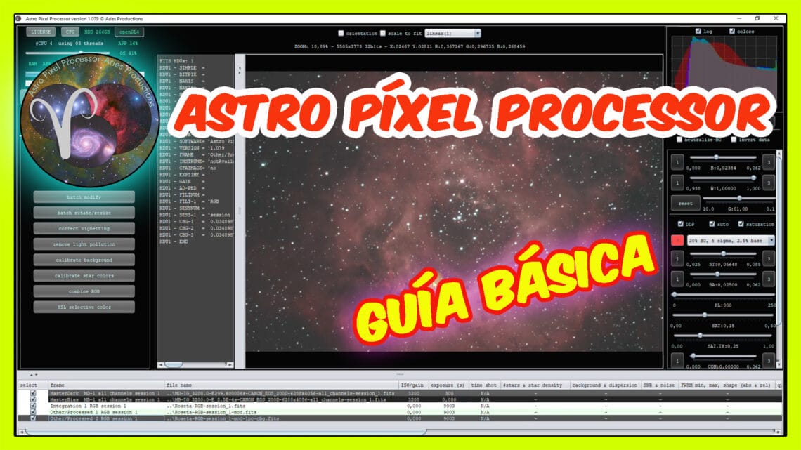 Guía Básica ASTRO PIXEL PROCESSOR - Astrotivissa